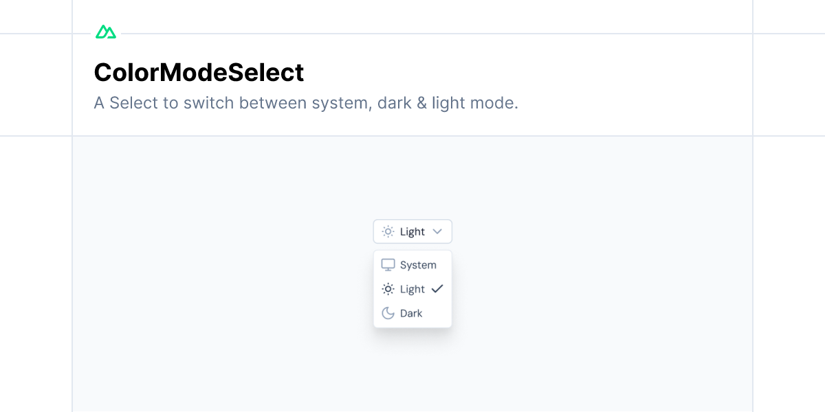 Vue ColorModeSelect Component - Nuxt UI