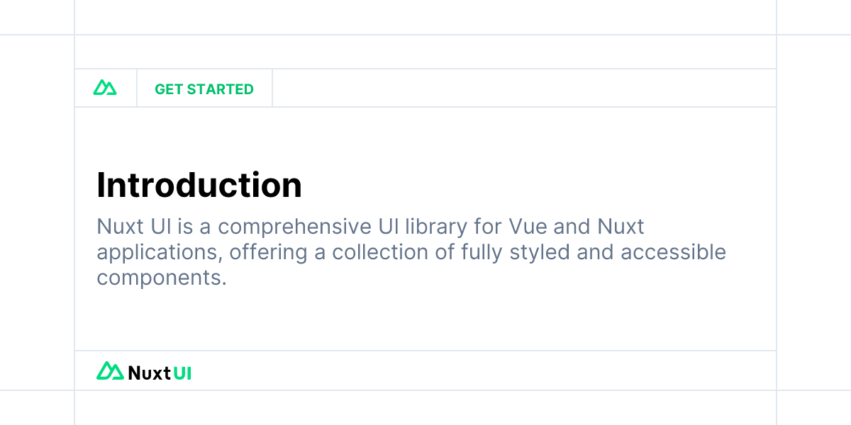 Introduction - Nuxt UI