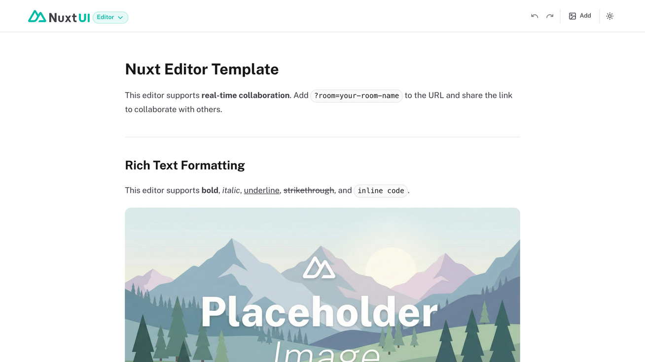 Official Nuxt UI Templates