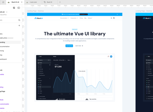 Nuxt UI Figma Design Kit
