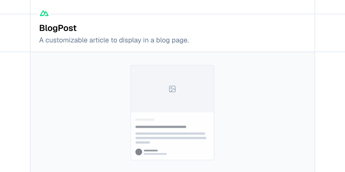 Vue BlogPost Component - Nuxt UI