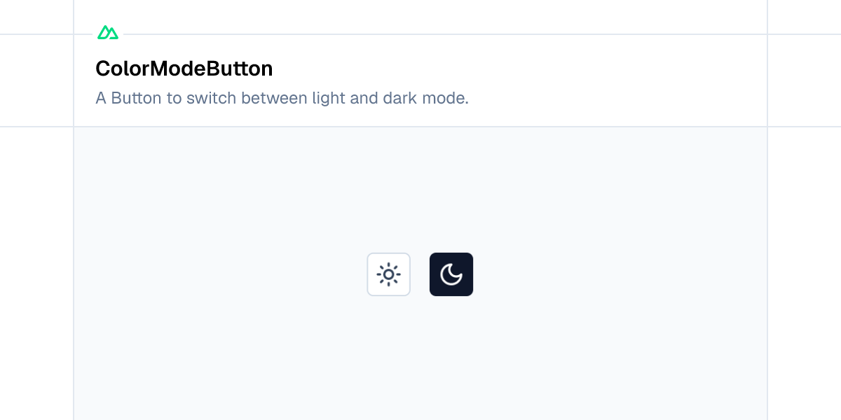 Vue ColorModeButton Component - Nuxt UI